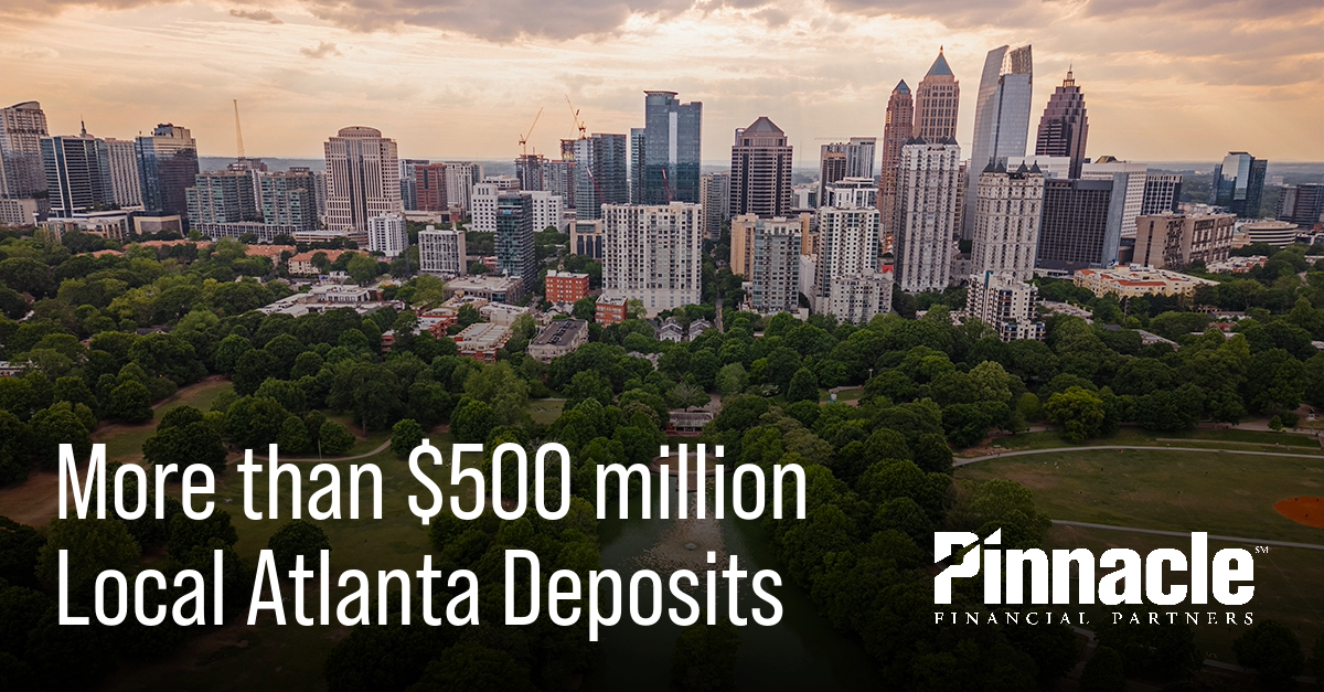 Pinnacle Financial Partners Rises 12 Spots in Atlanta Deposit Market ...