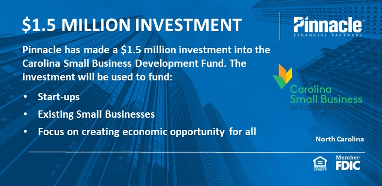 Pinnacle Invests $1.5 Million into Carolina Small Business Development ...