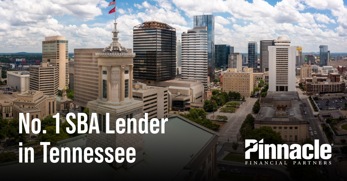 Pinnacle Financial Partners Named No. 1 SBA Lender in Tennessee ...