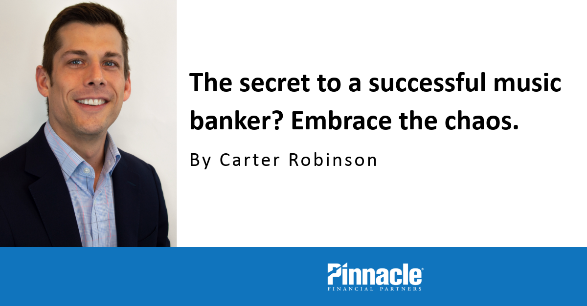 The secret to a successful music banker? Embrace the chaos. | Pinnacle ...